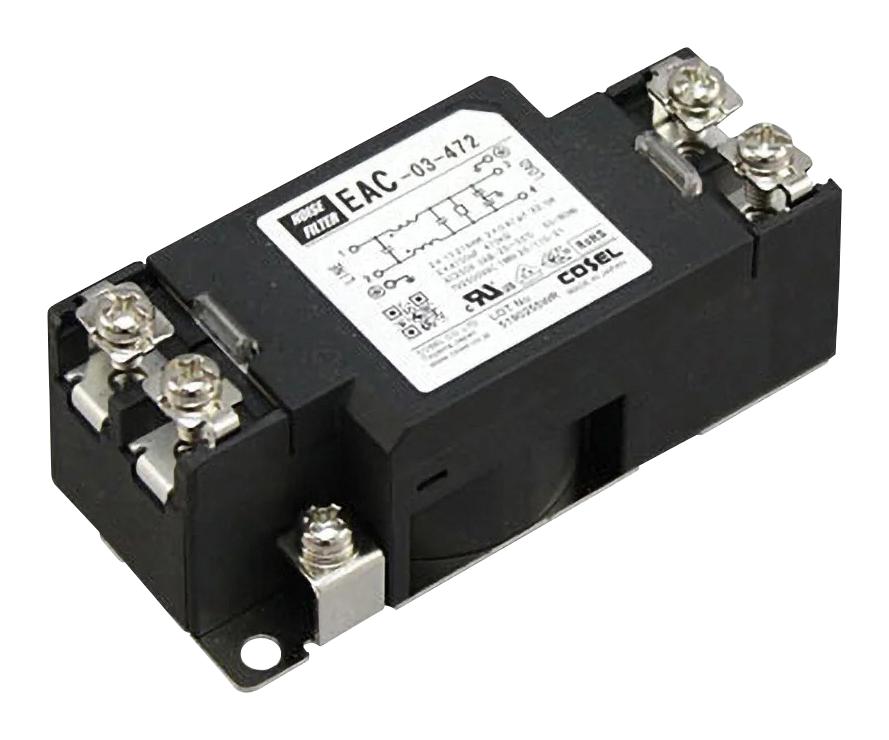 Buy in India COSEL EAC-10-472 Power Line Filter, General Purpose, 250 V, 10 A, Single Phase, 1 ...