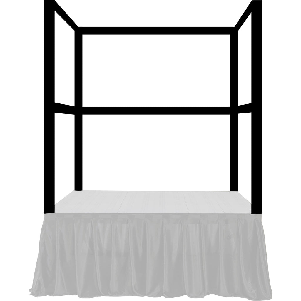 Buy in India MyStage Portable Stage with Railing, Skirt, and Stairs Kit ...