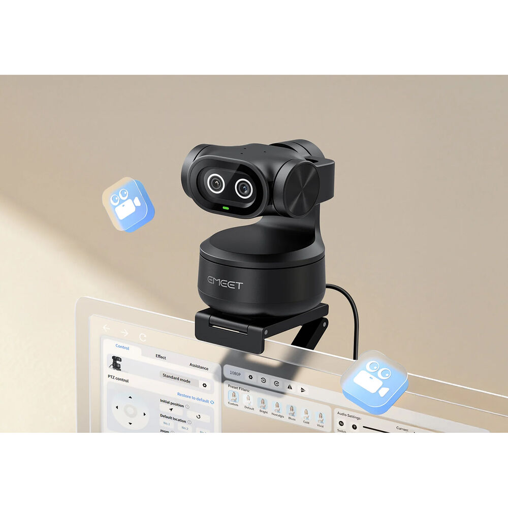 Buy in India EMEET PIXY 4K AI Dual-Lens PTZ Webcam with Gesture Control ...
