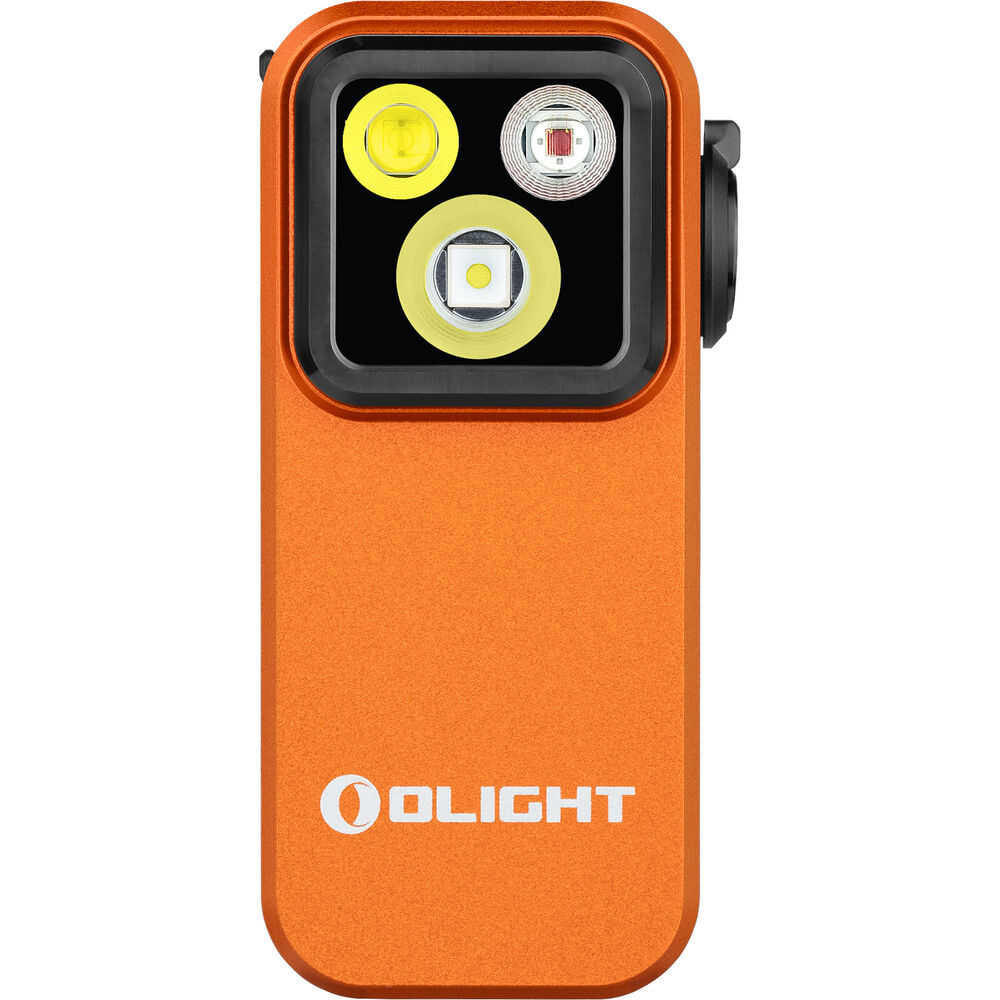 Buy in India Olight Oclip Rechargeable Clip-On Light (Orange) – Tanotis