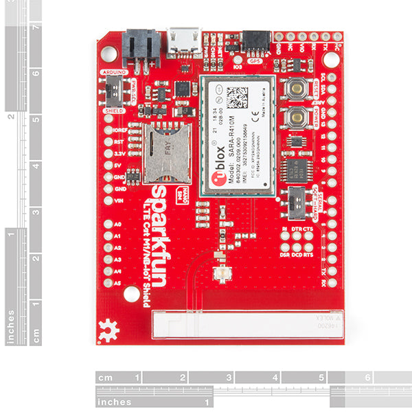 Buy Now SparkFun LTE CAT M1/NB-IoT Shield - SARA-R4 (with Hologram SIM Card) India – Tanotis