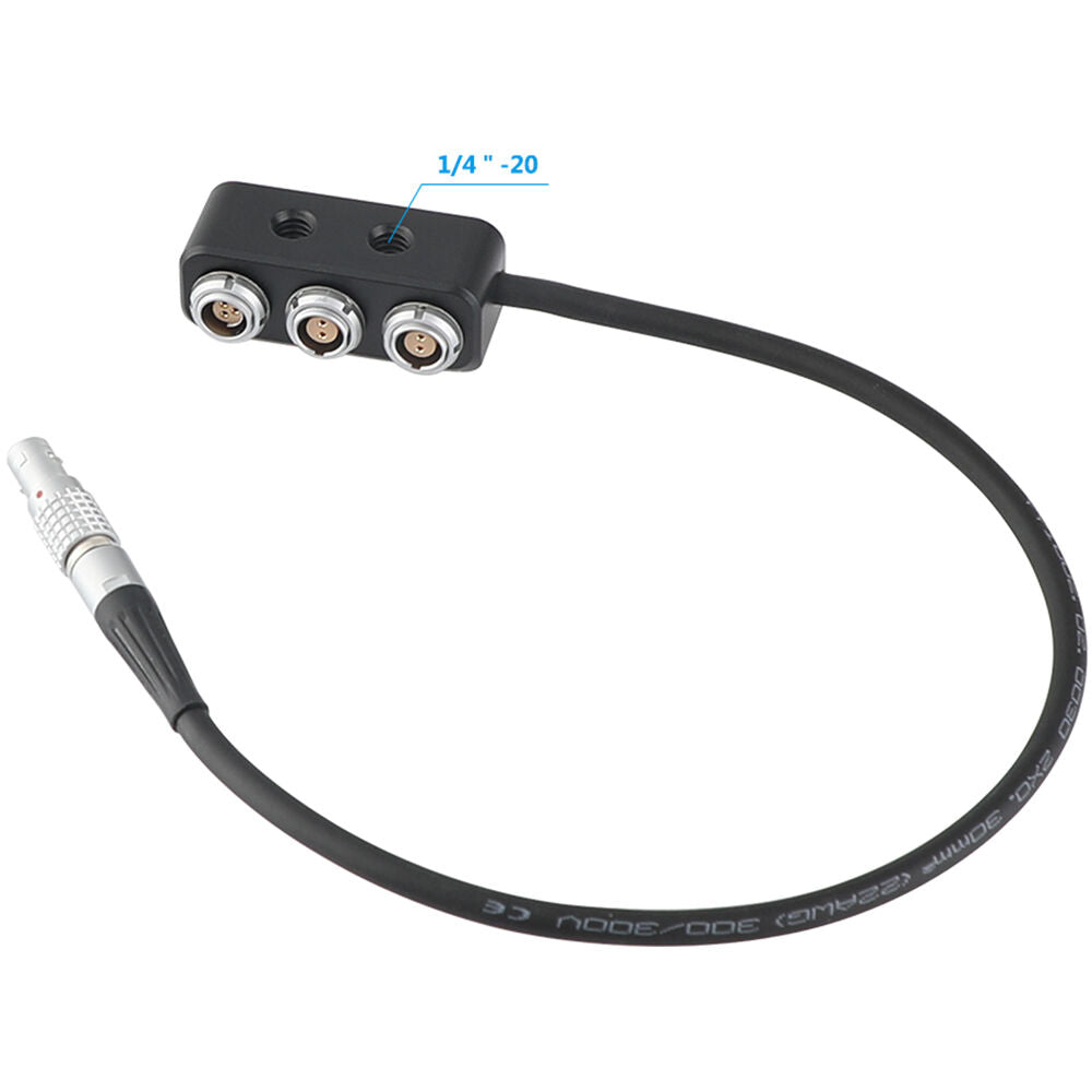 Buy in India CAMVATE 1-to-3 Power Splitter Cable (2-Pin LEMO-Type to 2 ...