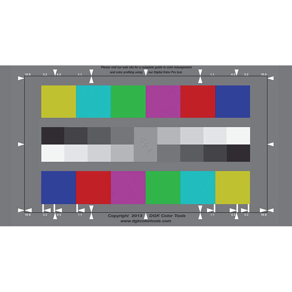 Buy in India DGK Color Tools Digital Kolor Pro 16:9 Chart Large Color ...