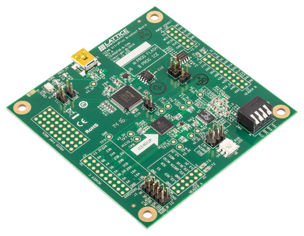 Lattice Semiconductor ICE40UP5K-B-EVN ICE40UP5K-B-EVN Breakout Board ...