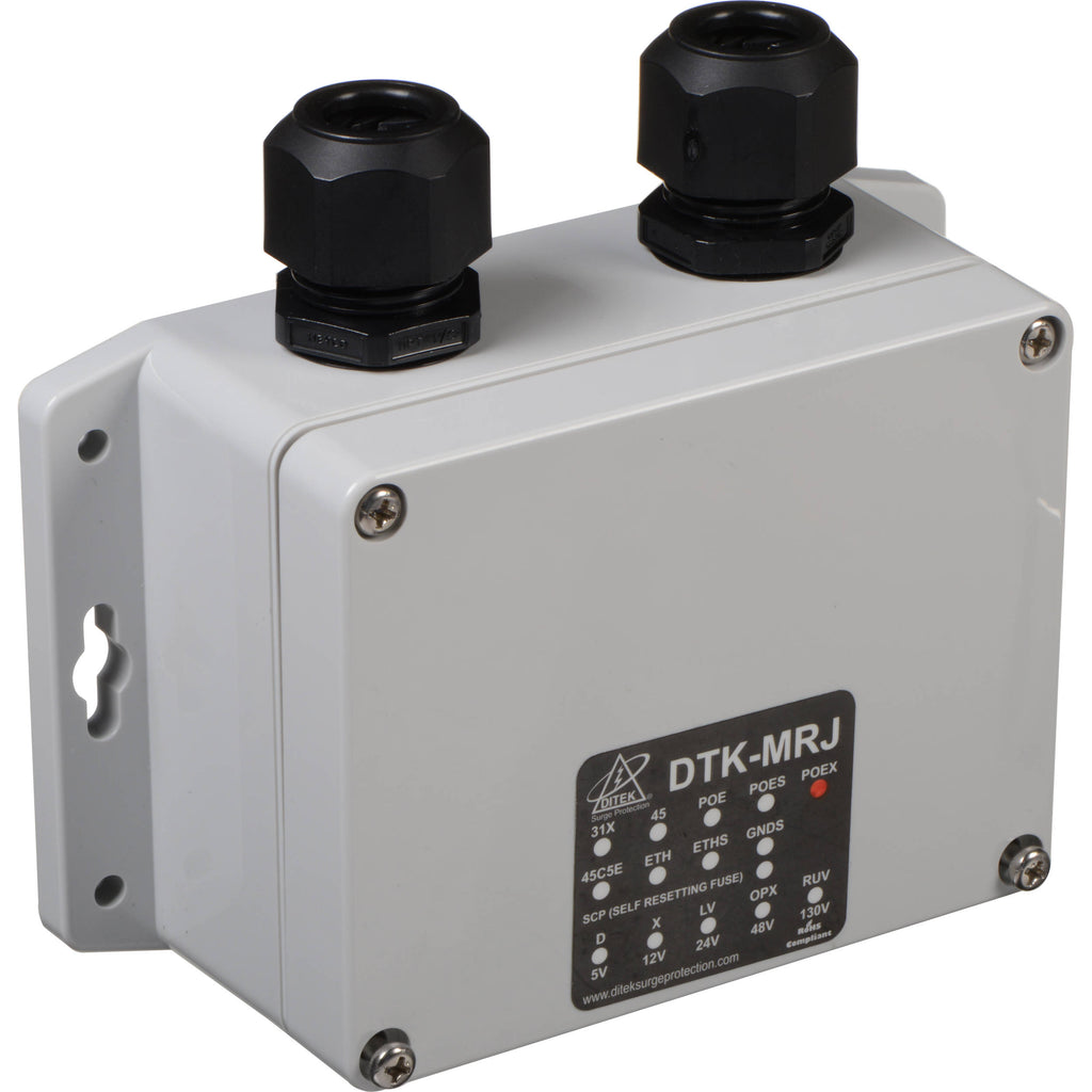 DITEK DTK-MRJPOEX Outdoor Shielded Surge Protection for PoE Devices ...