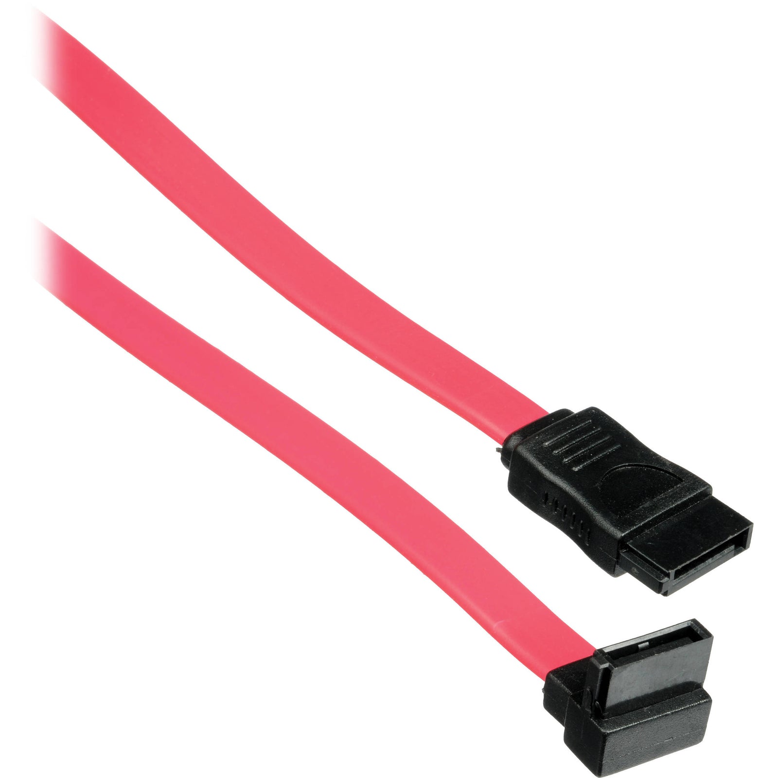 18" 7-pin Internal Straight to 90-Degree Serial ATA Cable (Red) India ...